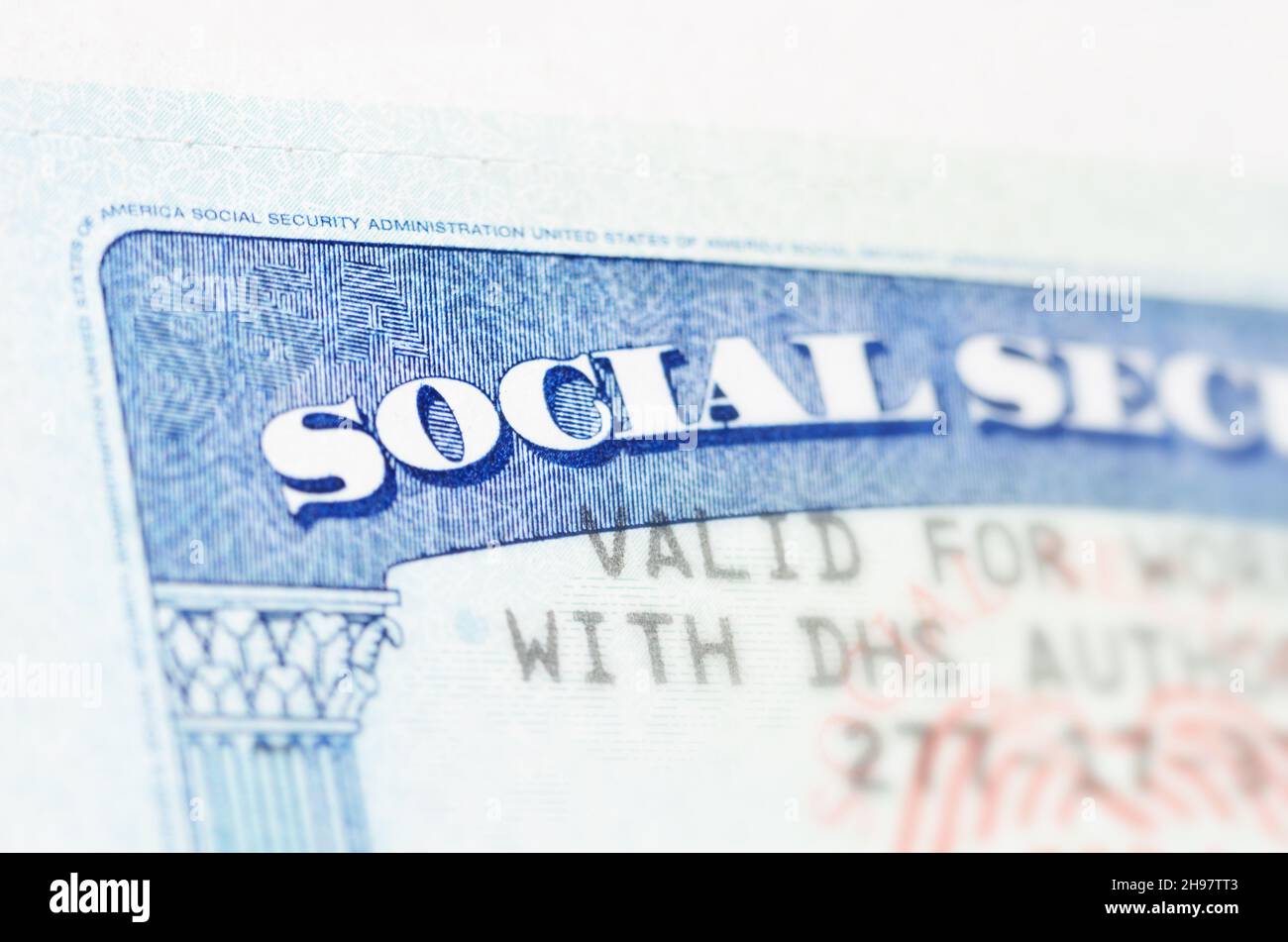 Social security card usa hi-res stock photography and images - Alamy