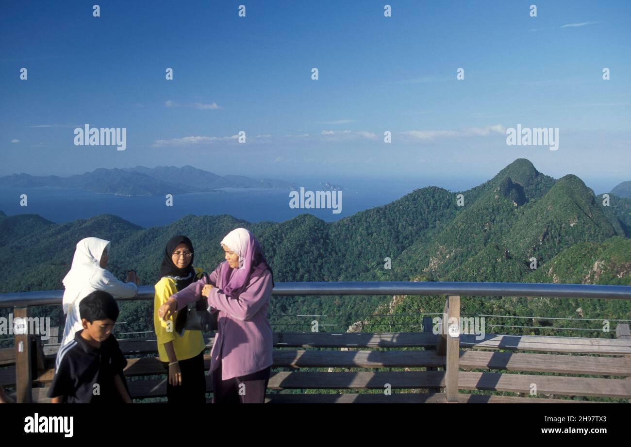 the Mountain area of Gunung Machinchang on the Island of Langkawi in ...
