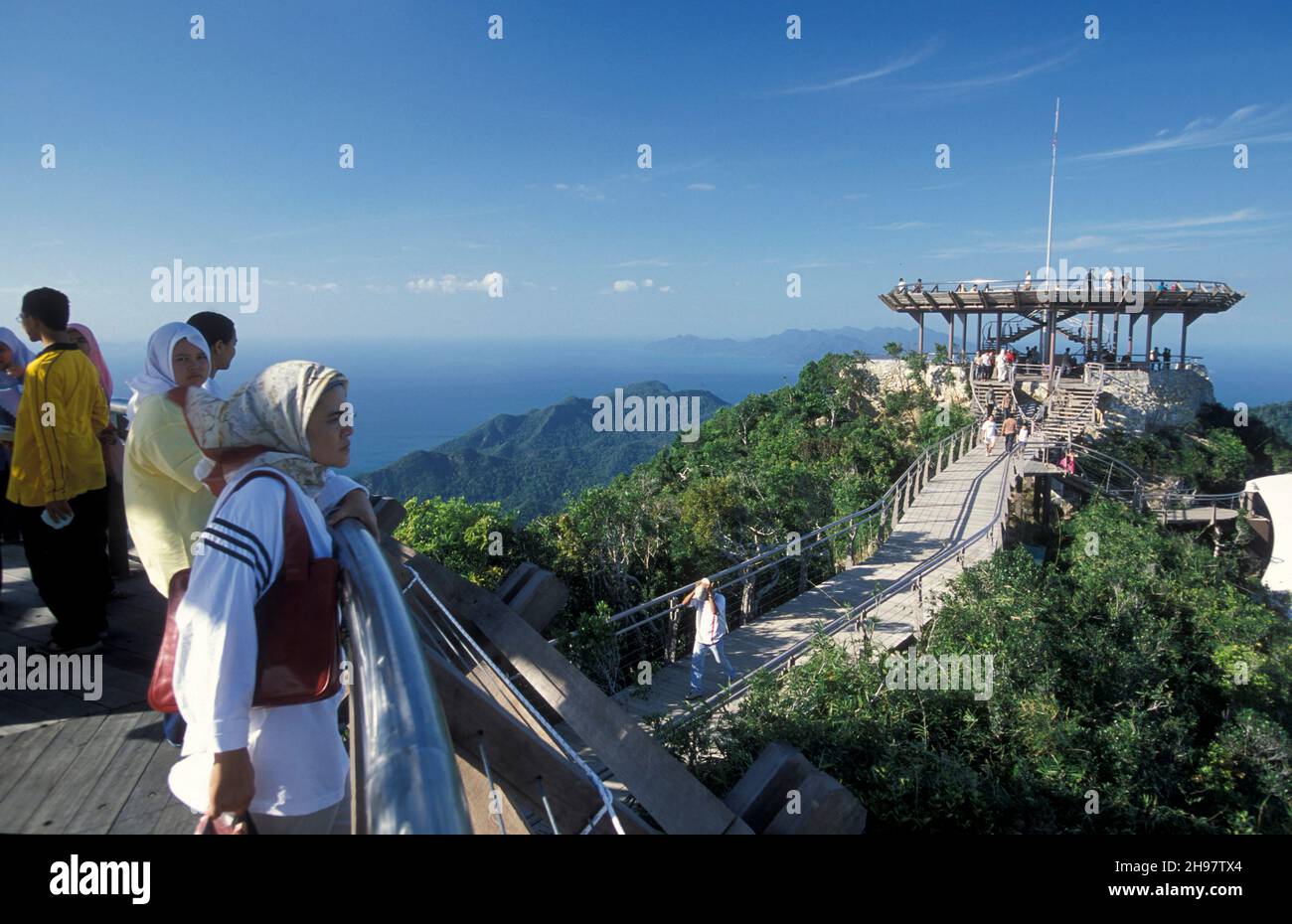 the Mountain area of Gunung Machinchang on the Island of Langkawi in ...