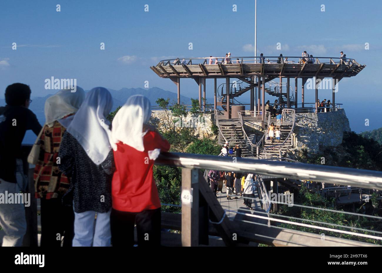 the Mountain area of Gunung Machinchang on the Island of Langkawi in ...