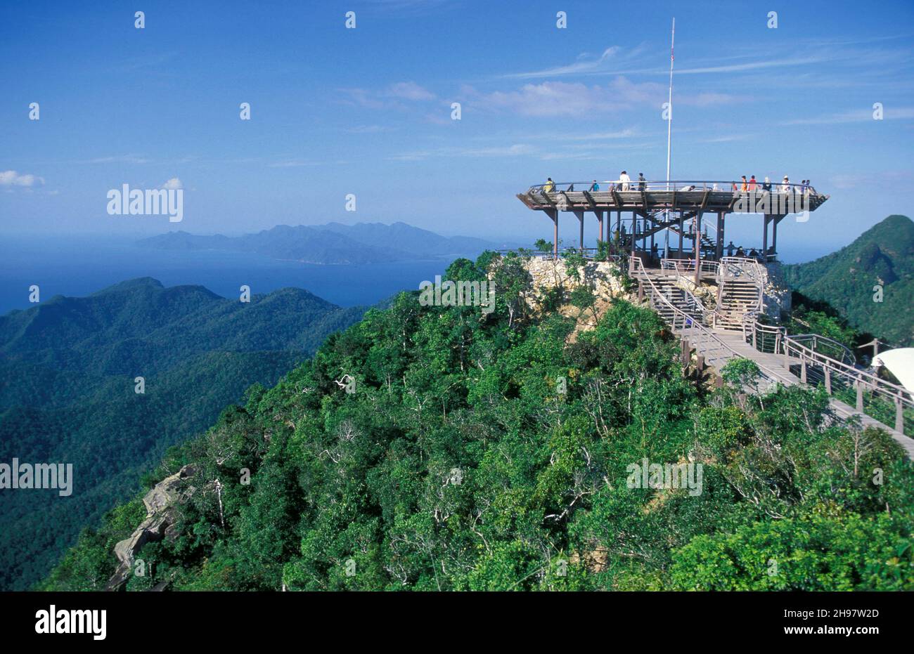 the Mountain area of Gunung Machinchang on the Island of Langkawi in ...