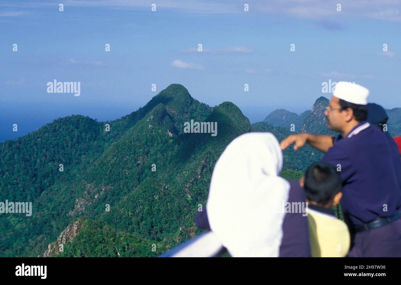 the Mountain area of Gunung Machinchang on the Island of Langkawi in ...