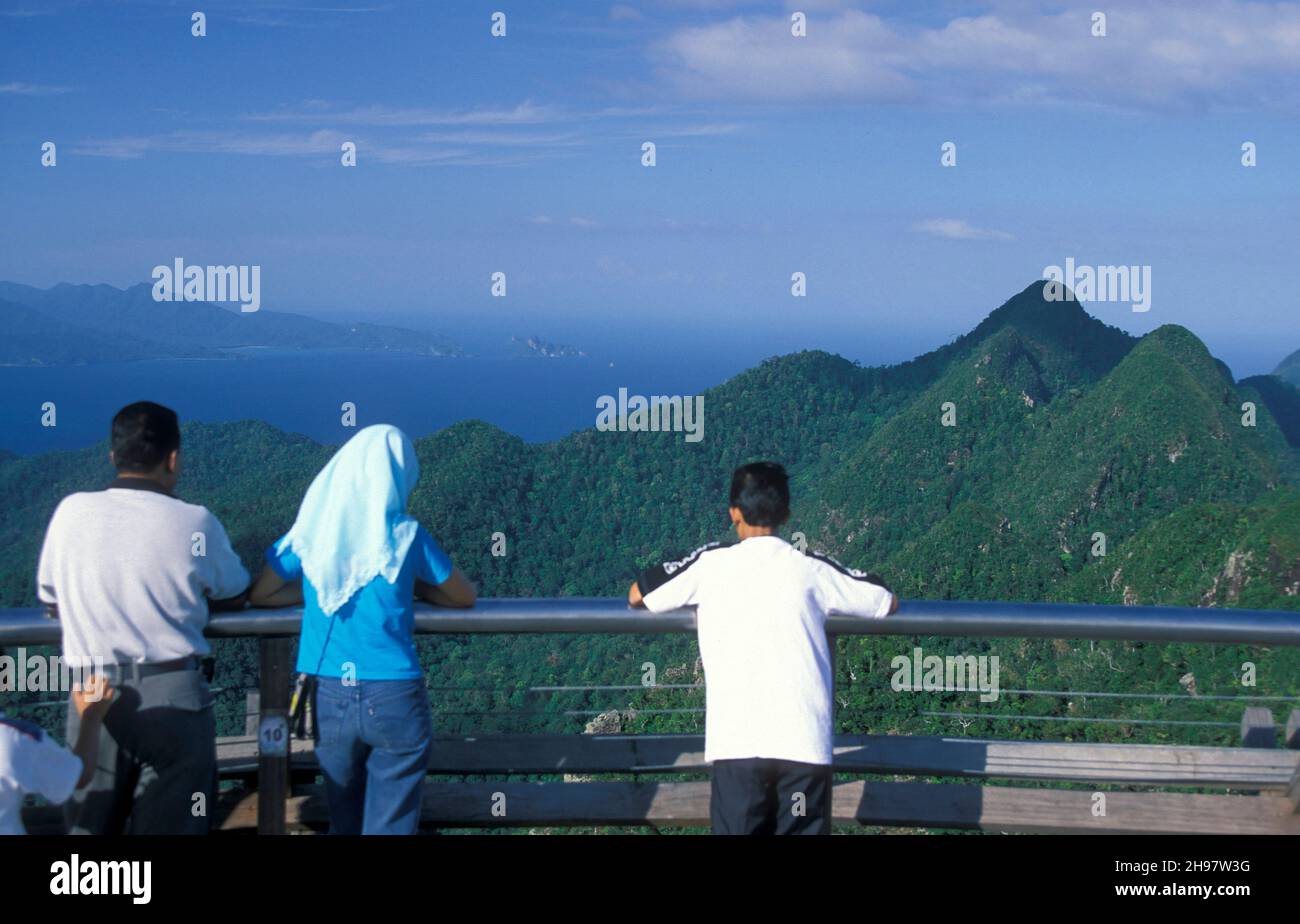 the Mountain area of Gunung Machinchang on the Island of Langkawi in ...