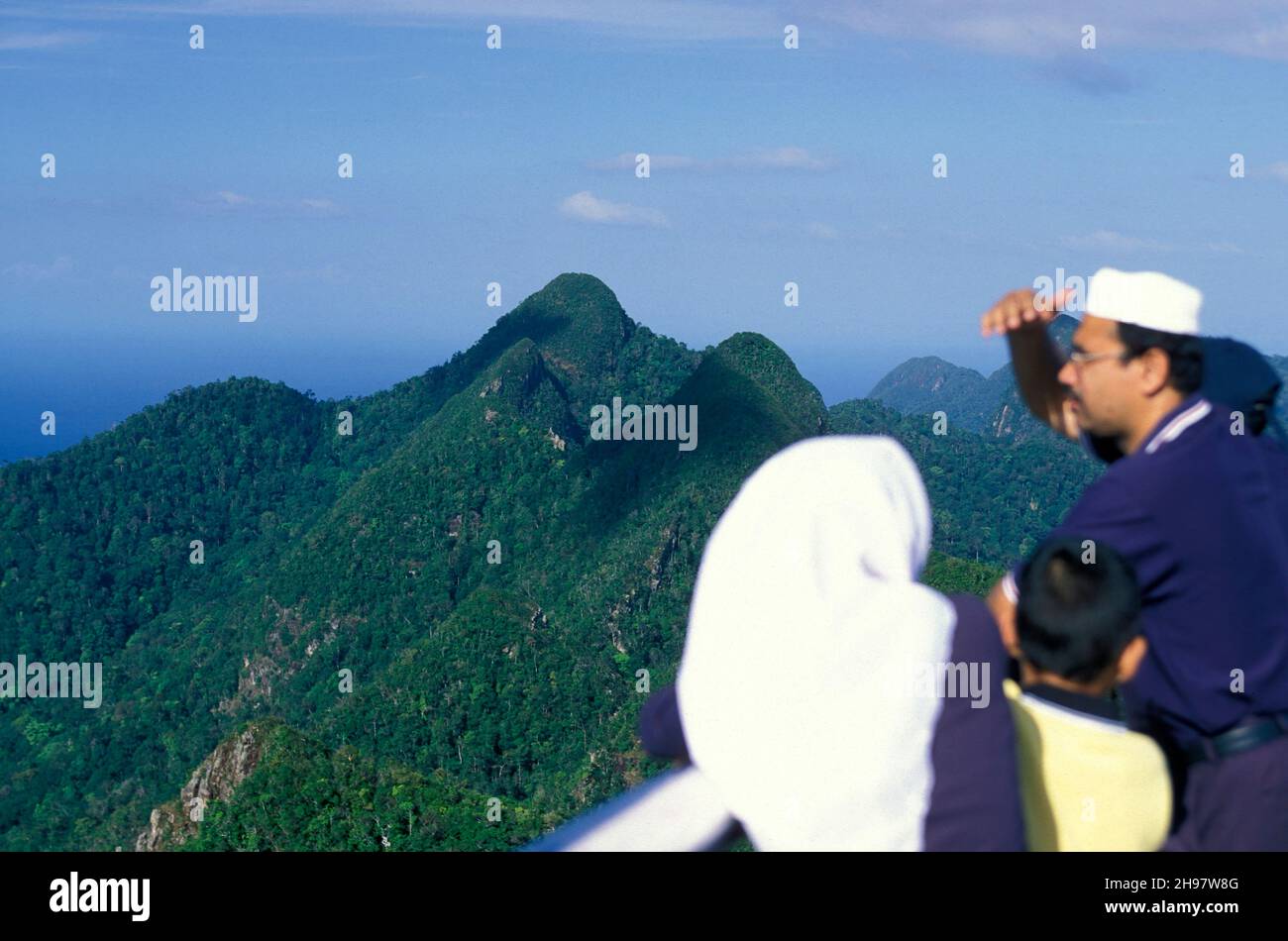 the Mountain area of Gunung Machinchang on the Island of Langkawi in ...