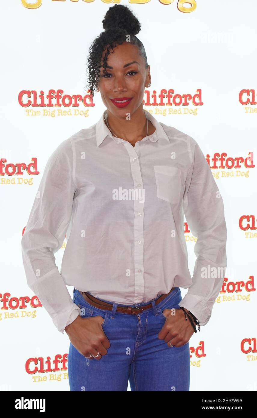 Jade Johnson attending the special screening of Clifford The Big Red ...