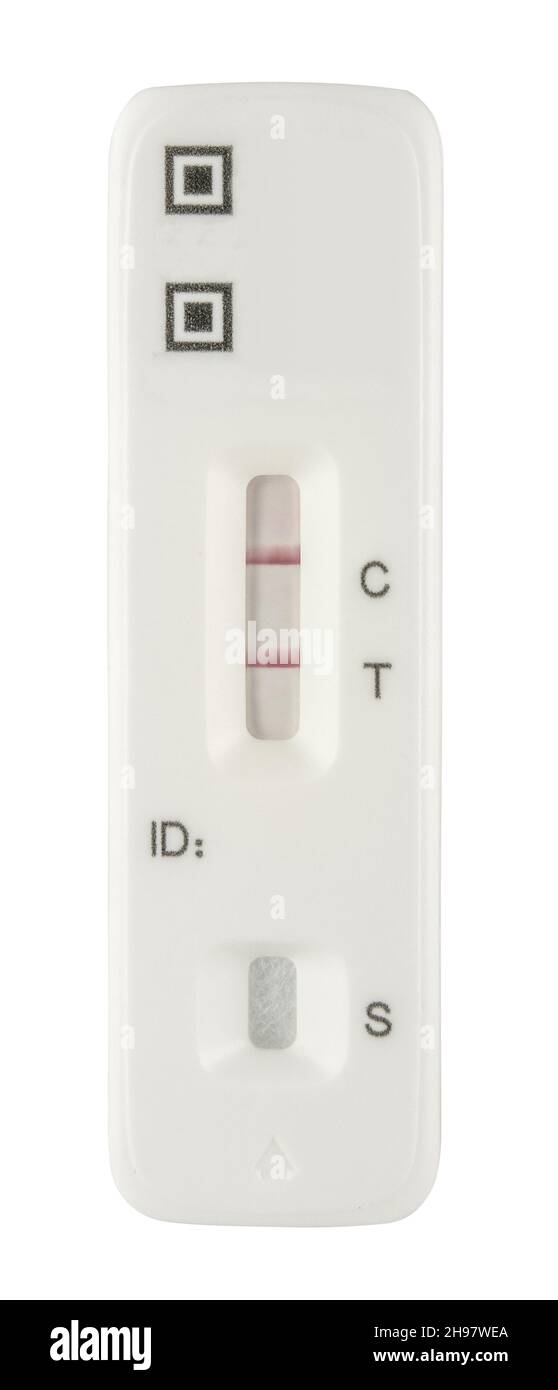 Covid 19 positive lateral flow test hi-res stock photography and images ...