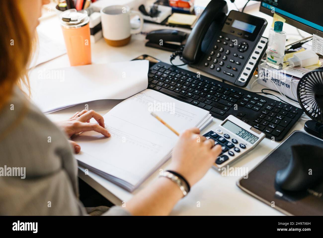 Messy desk hi-res stock photography and images - Alamy