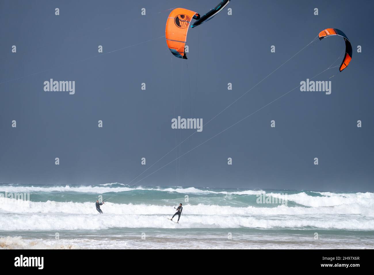 Kate Surfing in the Mediterranean Stock Photo - Alamy