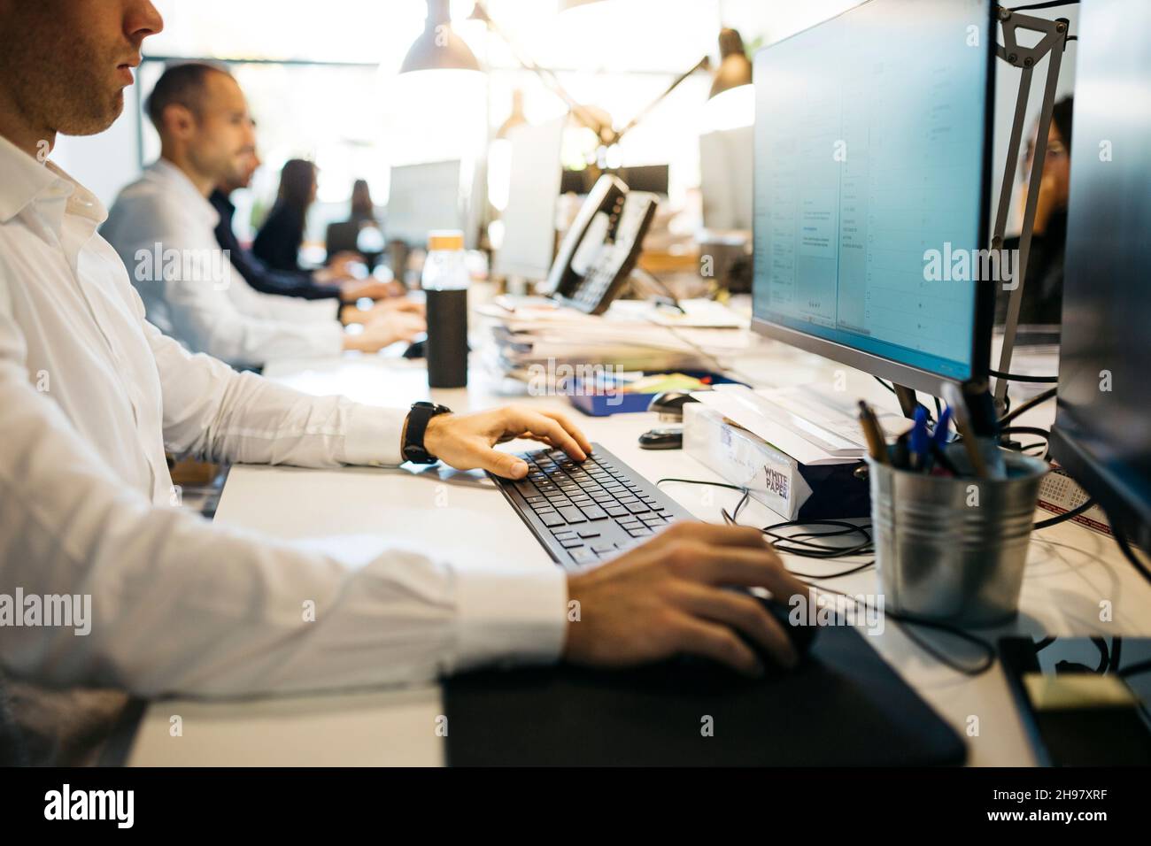 Human typing hi-res stock photography and images - Alamy