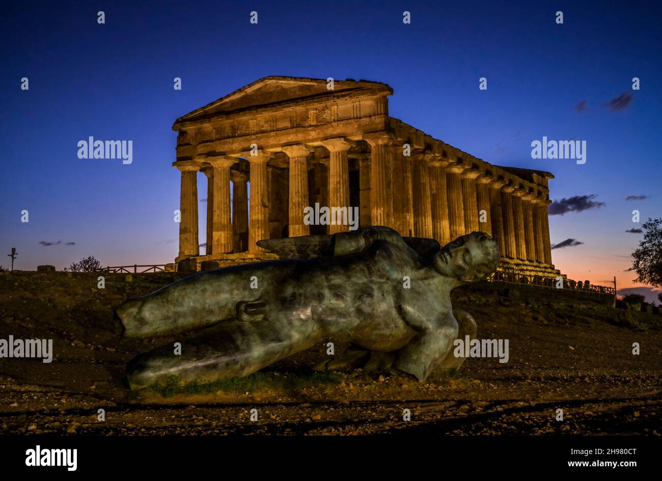 Concordia-Tempel, archäologischer Park Valle dei Templi (Tal der Tempel ...