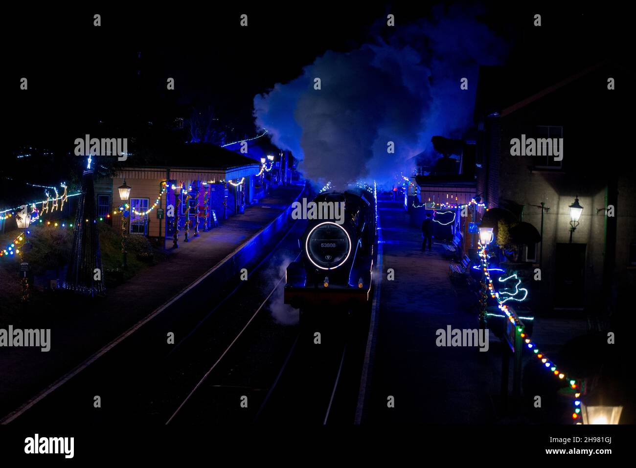 Steam and lights hi-res stock photography and images - Alamy
