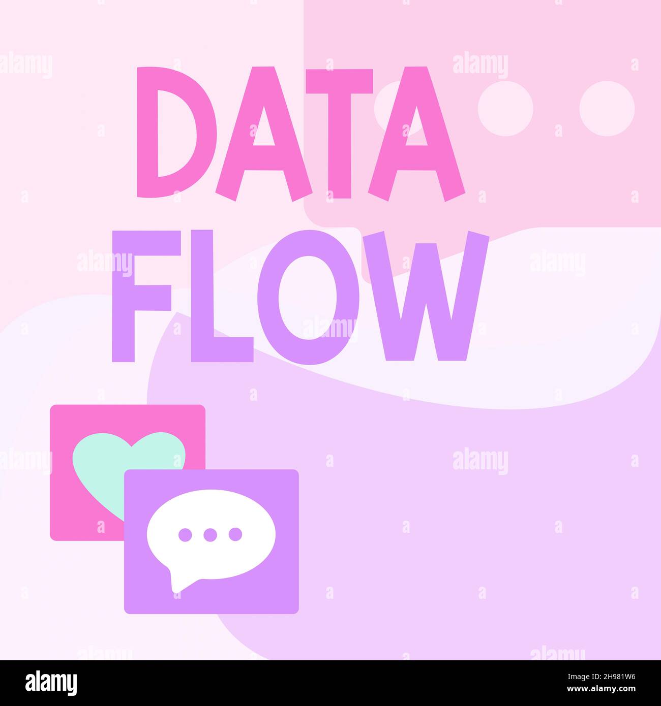 Text sign showing Data Flow. Business overview the movement of data through a system comprised ...