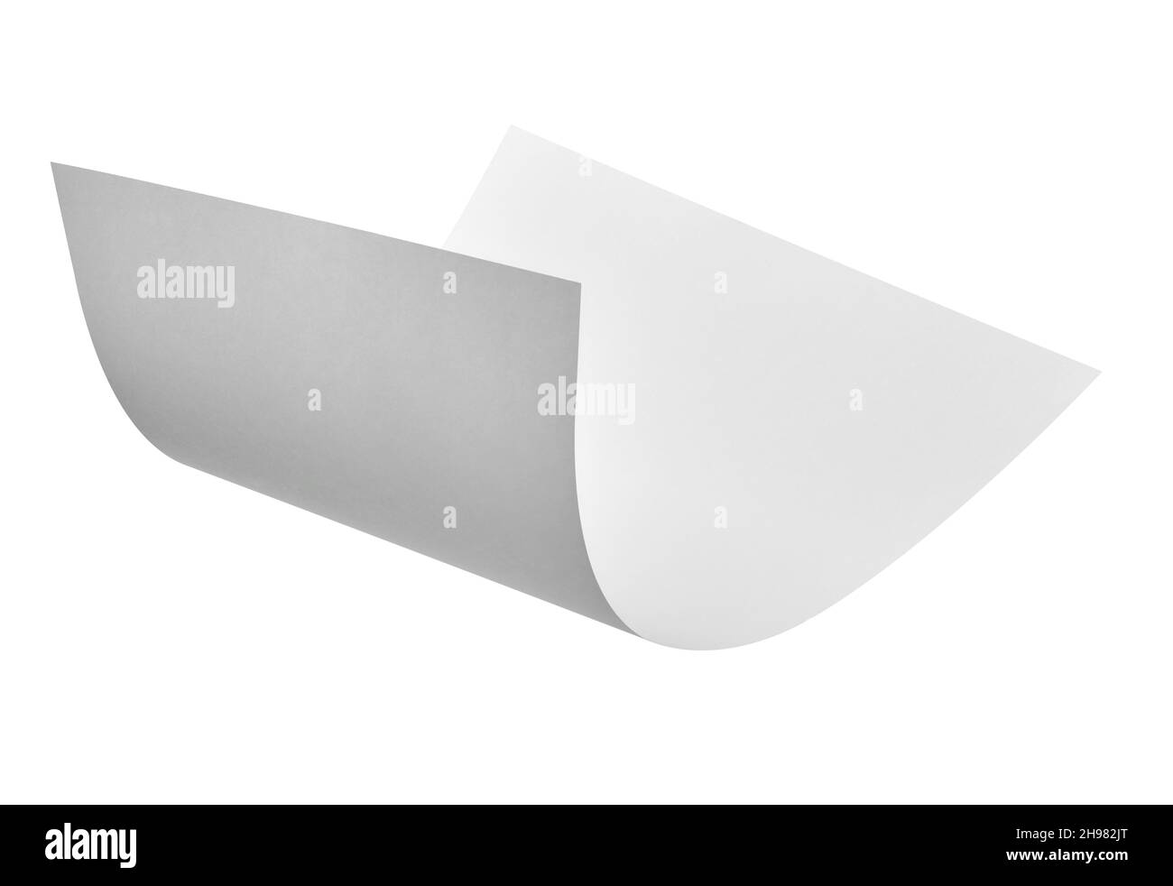 Flying blank papers Cut Out Stock Images & Pictures - Alamy