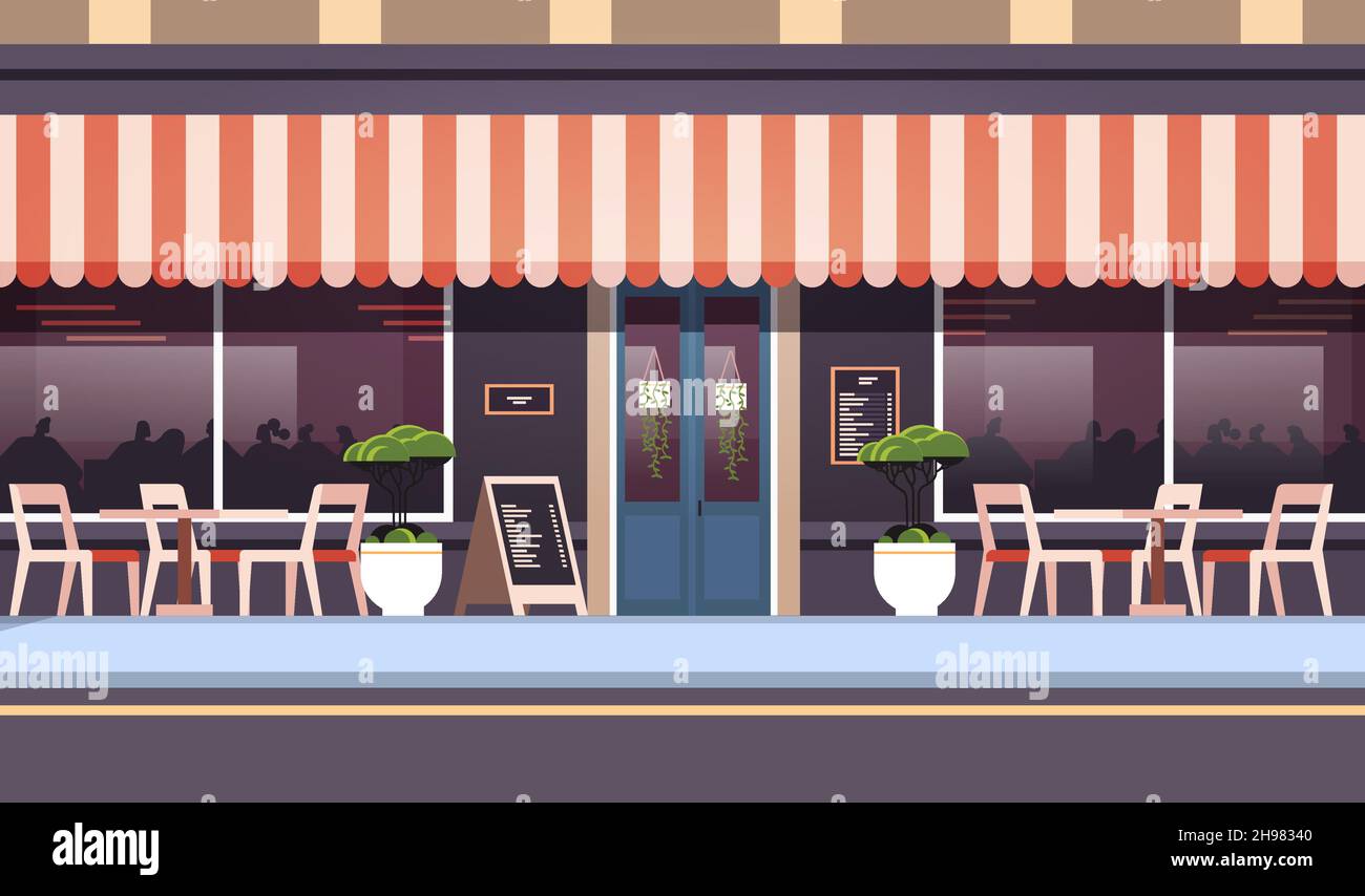 Cartoon Restaurant Booth