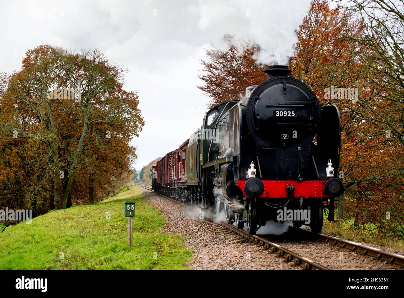 Schools Class Locomotive Cheltenham Stock Photo - Alamy