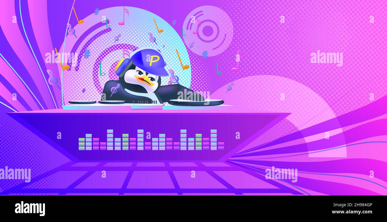 Penguin dance Stock Vector Images - Alamy