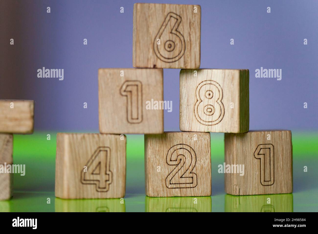 Arithmetic, mathematic, learning concept, numbers background with ...