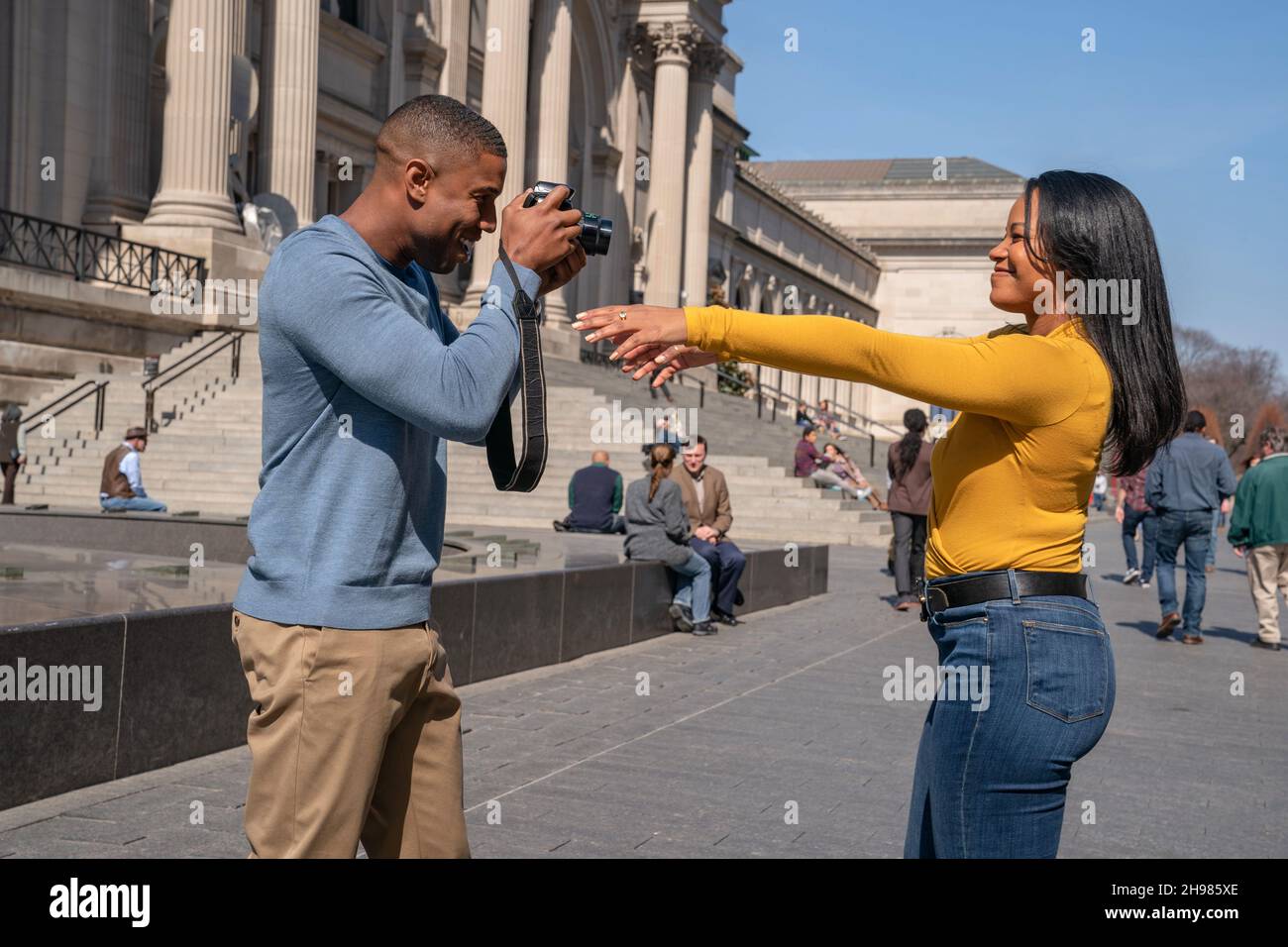 MICHAEL B. JORDAN and CHANTE ADAMS in A JOURNAL FOR JORDAN (2021 ...