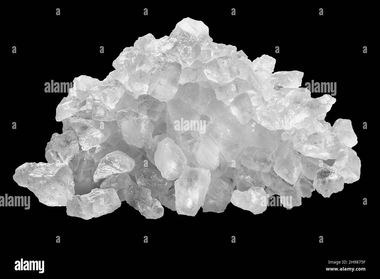 Salt pile black isolated hi-res stock photography and images - Alamy