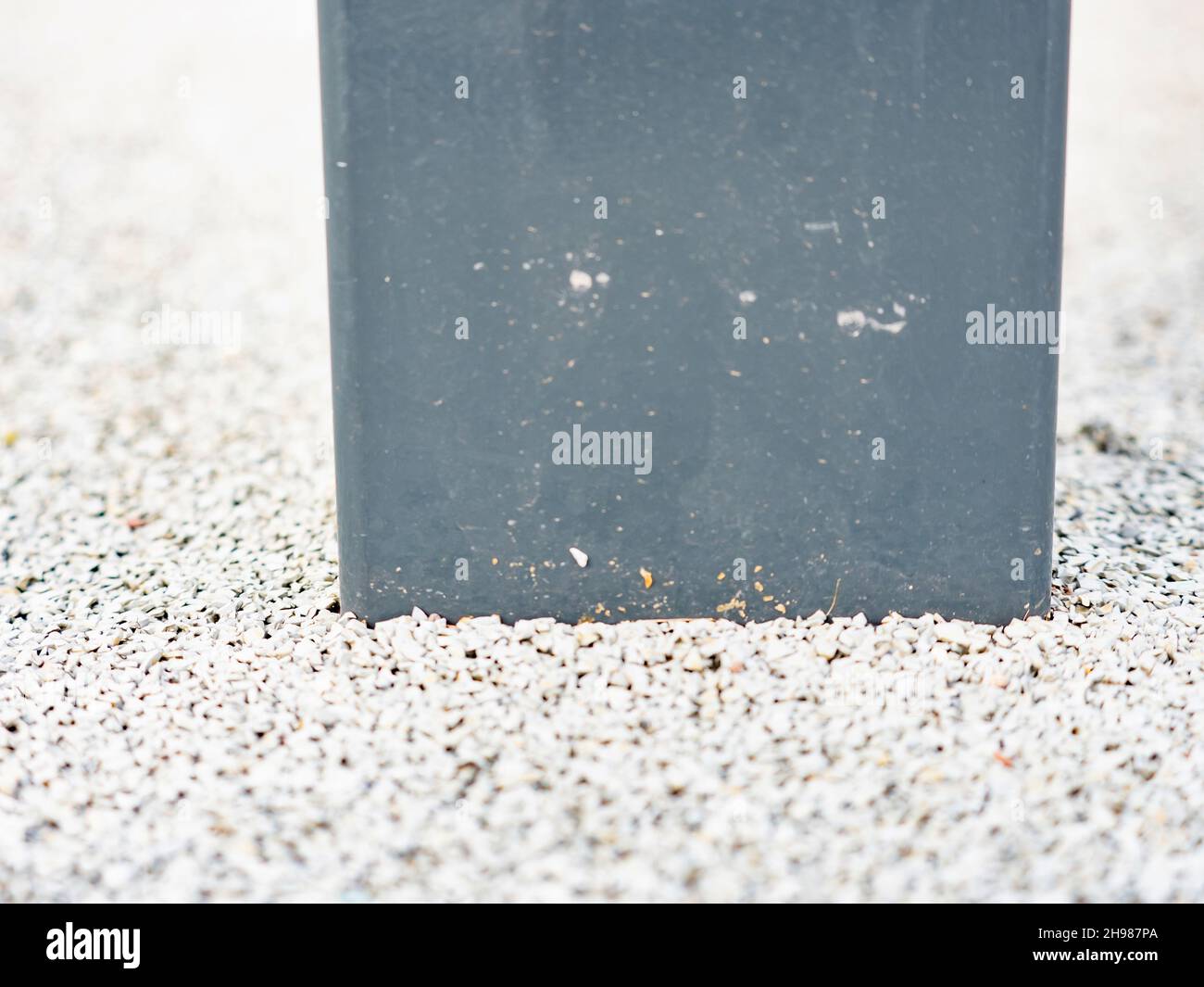 Detail of the frame of an exercise machine workout crossbar. Soft and ...
