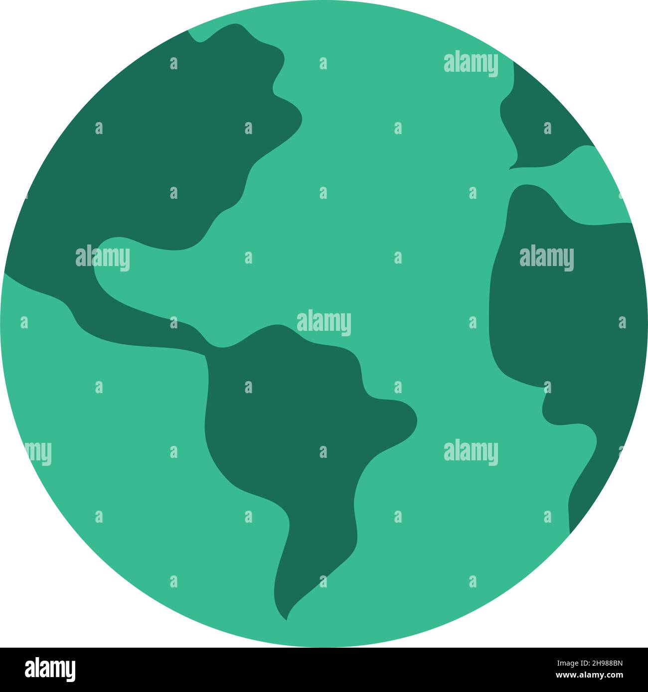 green planet map Stock Vector Image & Art - Alamy