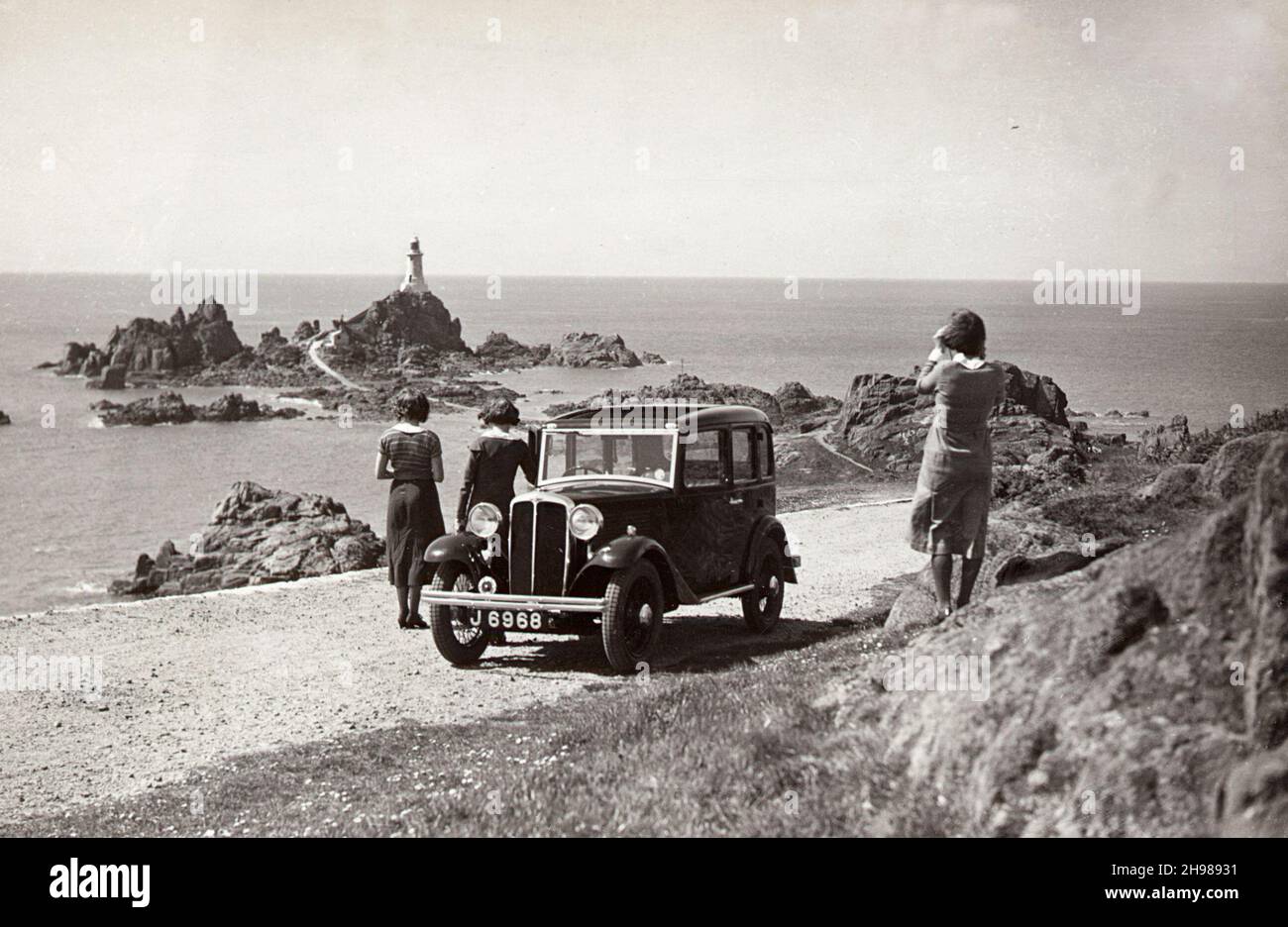 1932 Standard Little Nine at La Corbiere, Jersey Stock Photo - Alamy