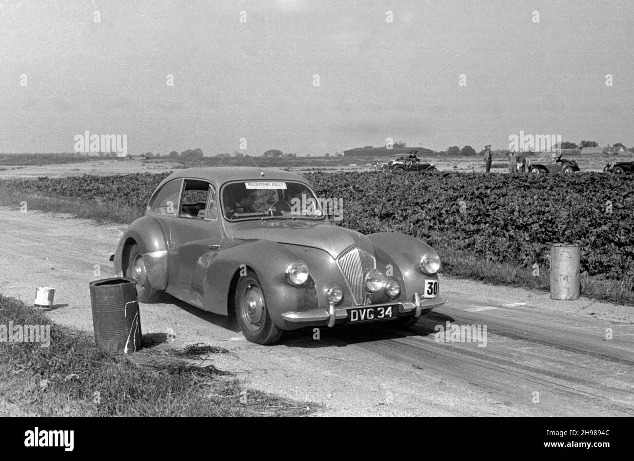Healey Elliott competing in the Felixtowe Rally, 1952 Stock Photo - Alamy