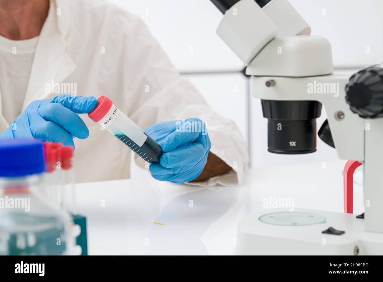 Scientific experiment in the laboratory of biological chemistry. Biochemistry, biophysics, and ...