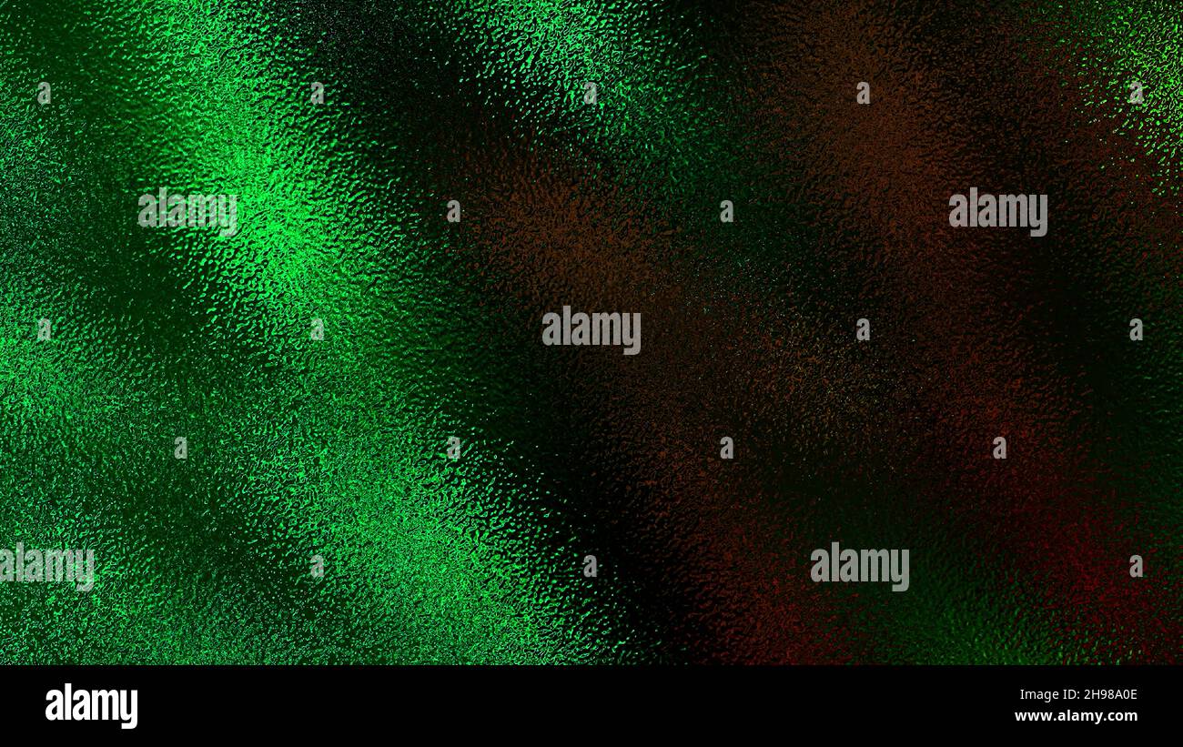 Abstract grainy glass texture with blurred light flares behind it ...