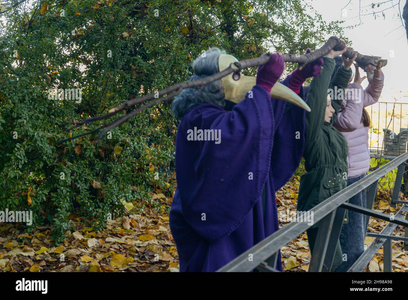 children playing to save the planet as evil toxic pollutes the earth ...