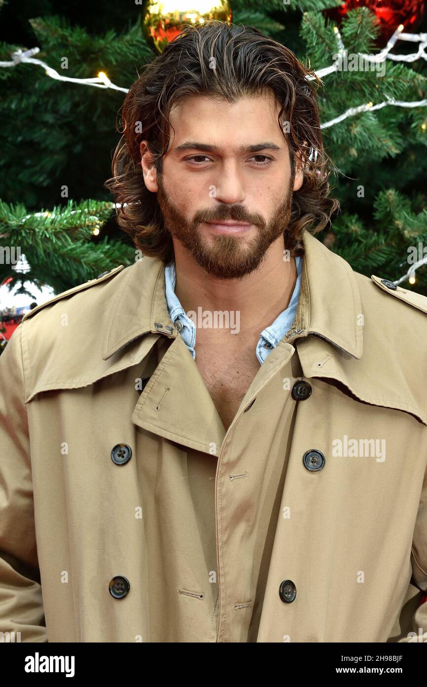 Rome, Italy. 04th Dec, 2021. The Turkish actor Can Yaman attends the ...