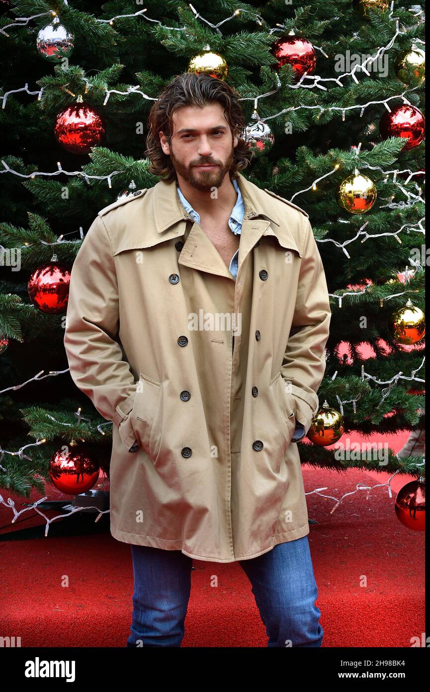 Rome, Italy. 04th Dec, 2021. The Turkish actor Can Yaman attends the ...