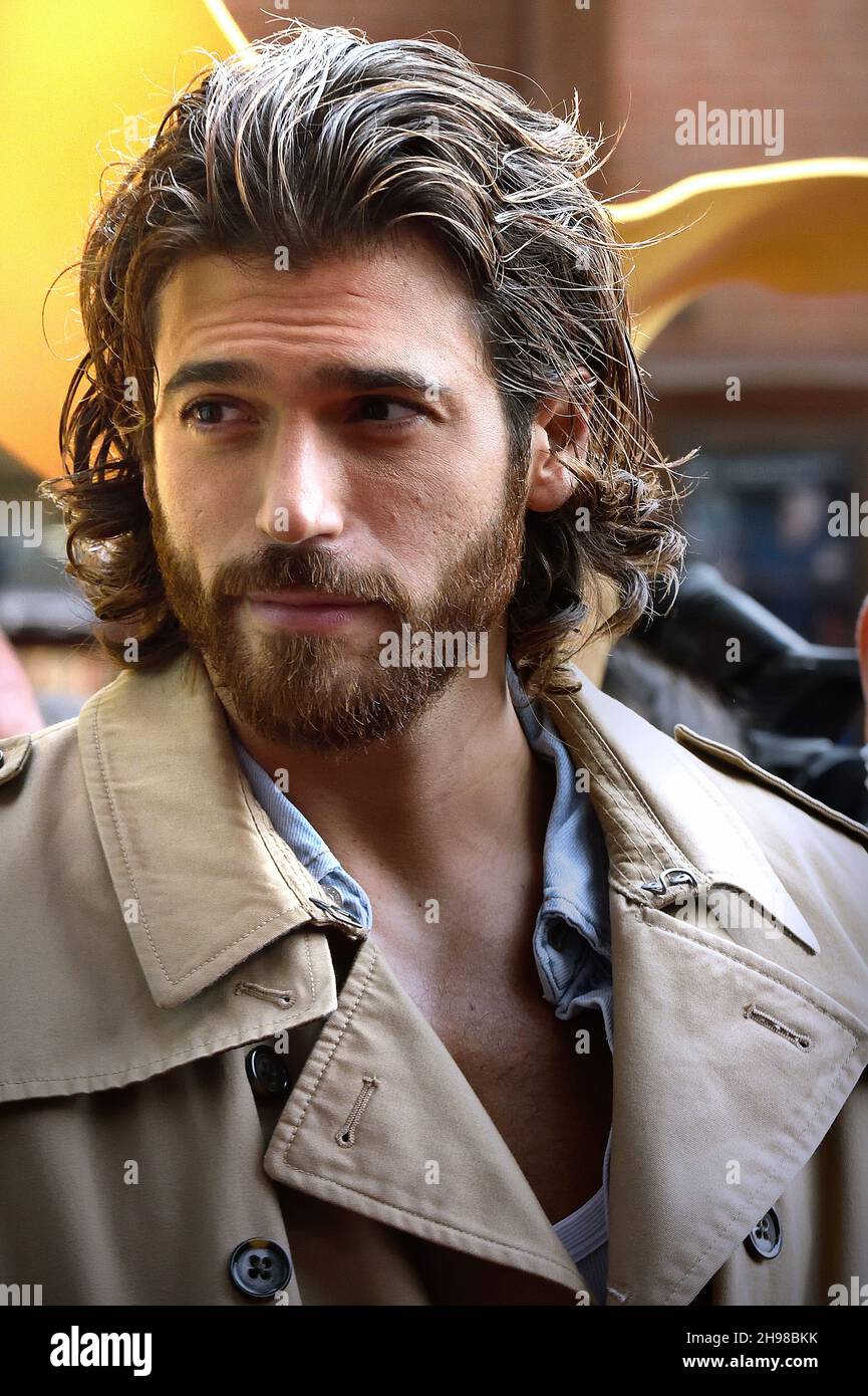 Rome, Italy. 04th Dec, 2021. The Turkish actor Can Yaman attends the ...