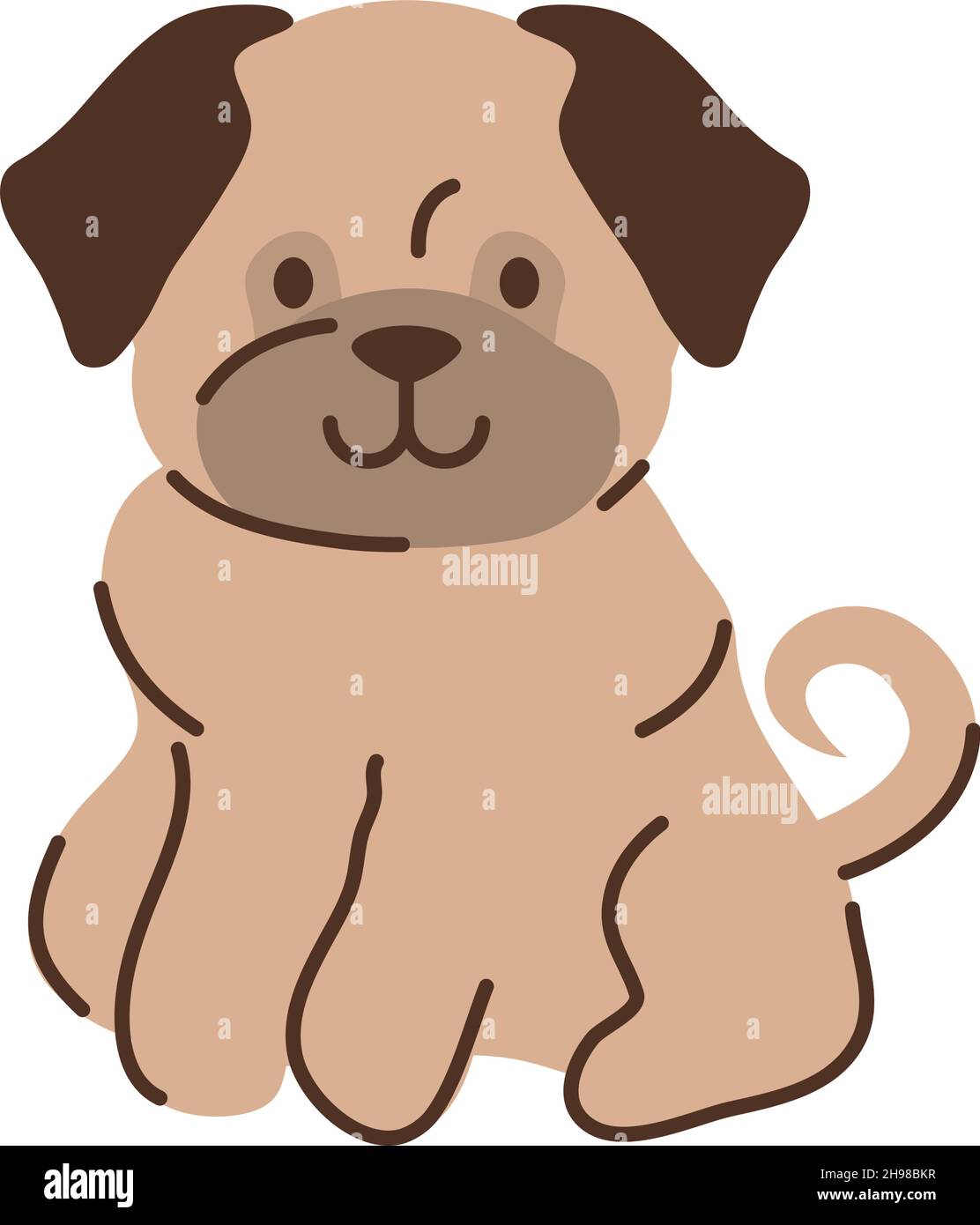 cartoon little dog cute Stock Vector Image & Art - Alamy
