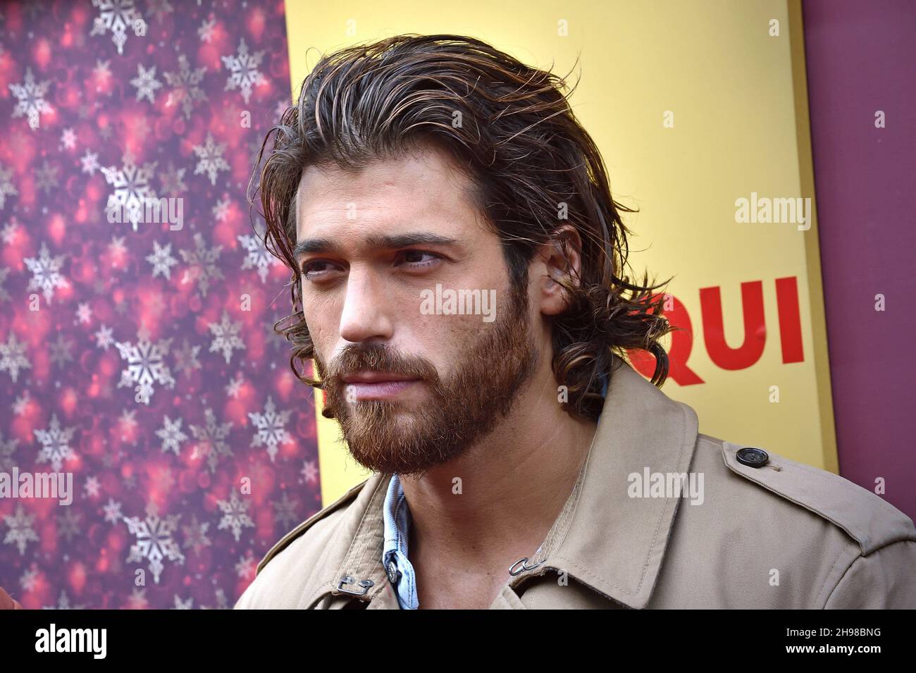 Rome, Italy. 04th Dec, 2021. The Turkish actor Can Yaman attends the ...