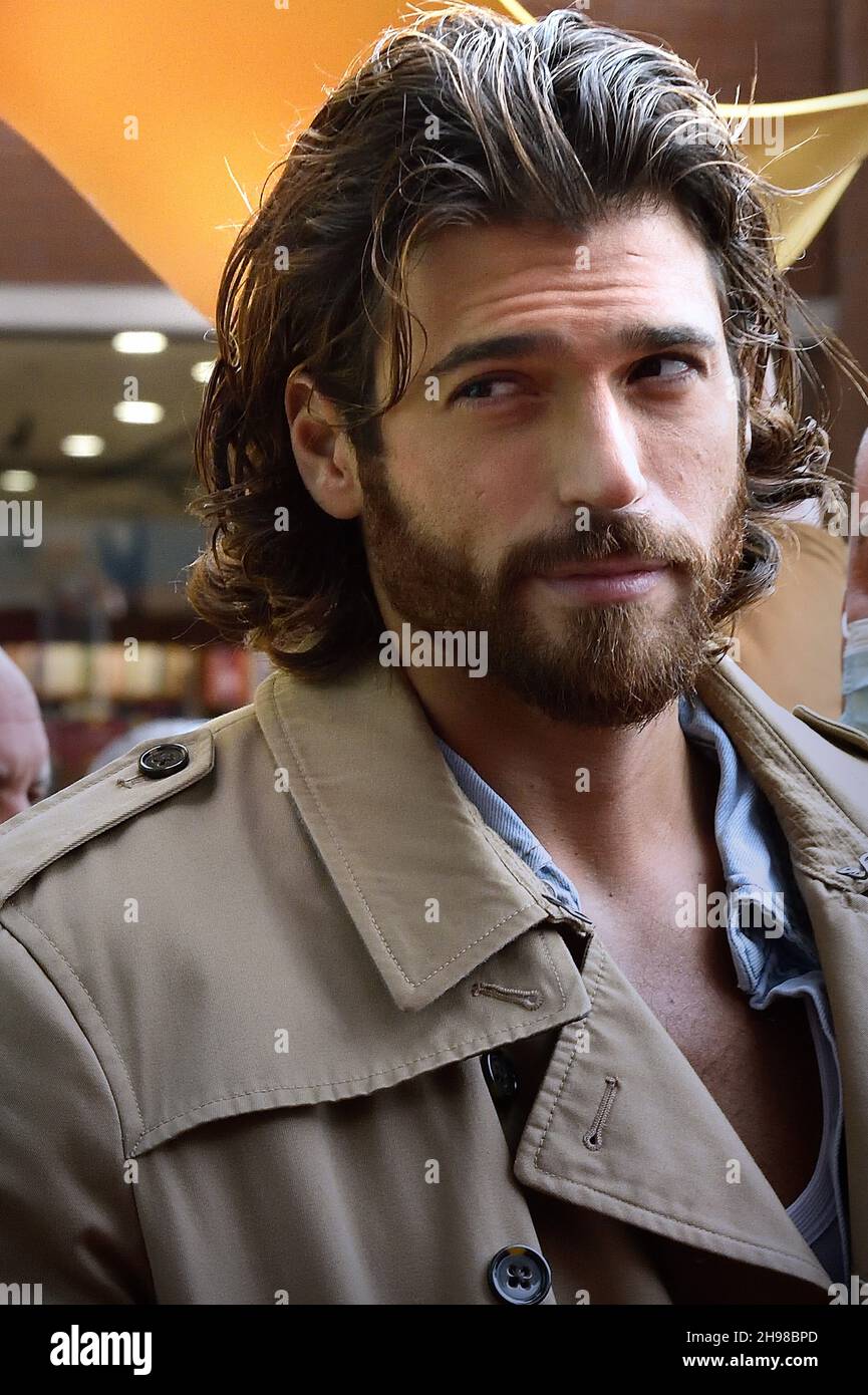 Rome, Italy. 04th Dec, 2021. The Turkish actor Can Yaman attends the ...