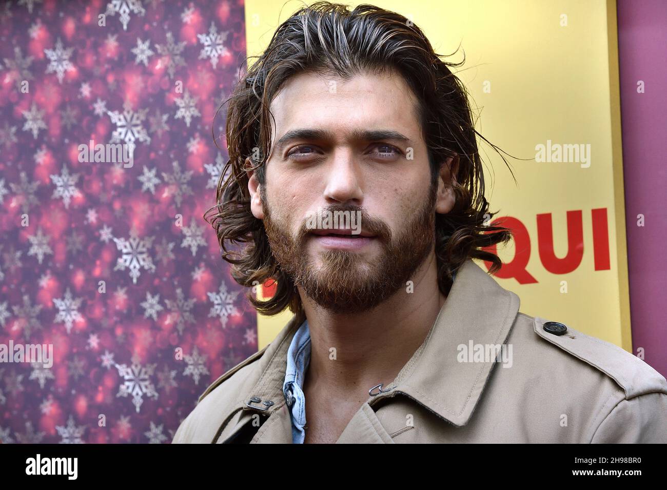 Rome, Italy. 04th Dec, 2021. The Turkish actor Can Yaman attends the ...