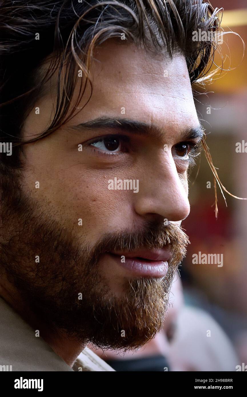Rome, Italy. 04th Dec, 2021. The Turkish actor Can Yaman attends the ...
