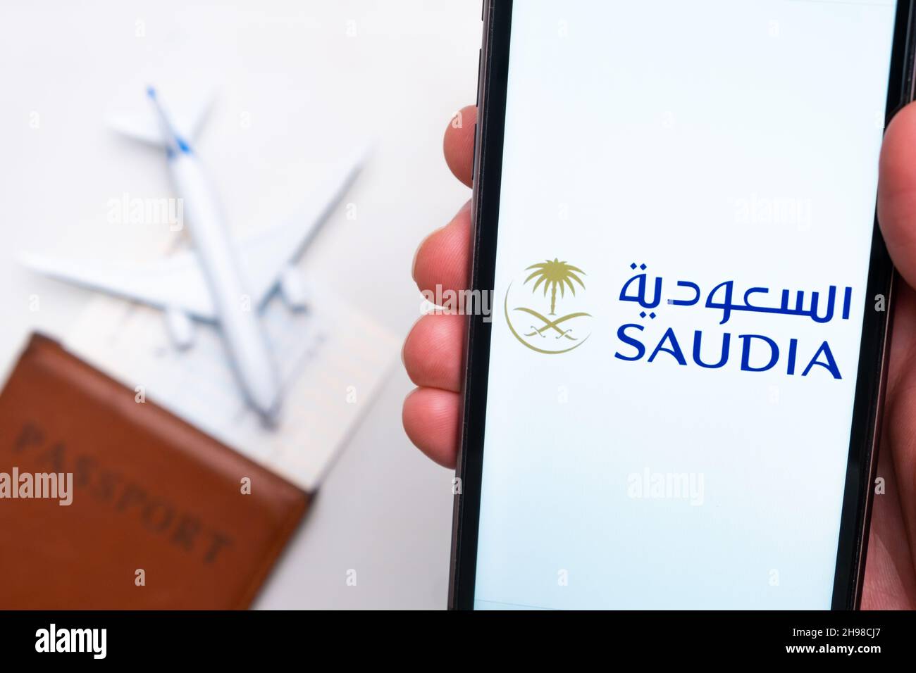 Saudia boarding pass hi-res stock photography and images - Alamy