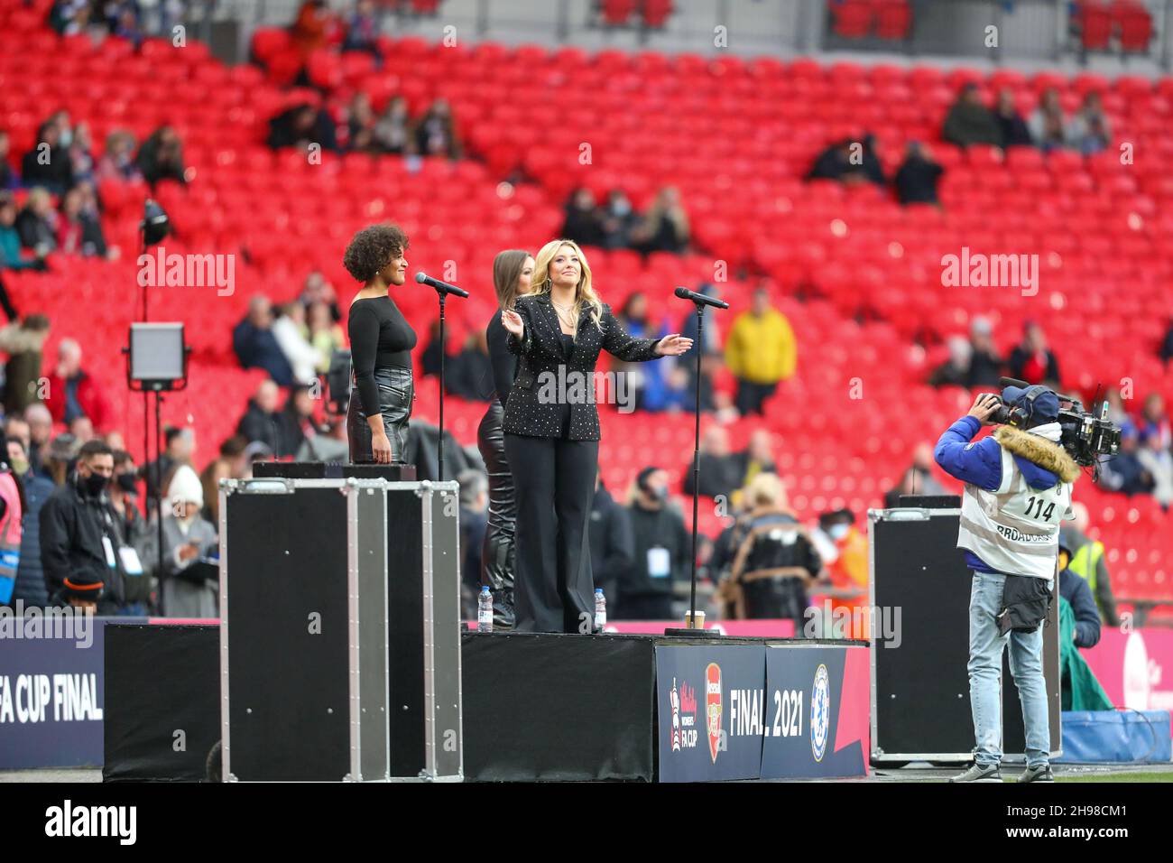 Wembley Stadium, London, UK. 5th Dec, 2021. Womens FA Cup final ...