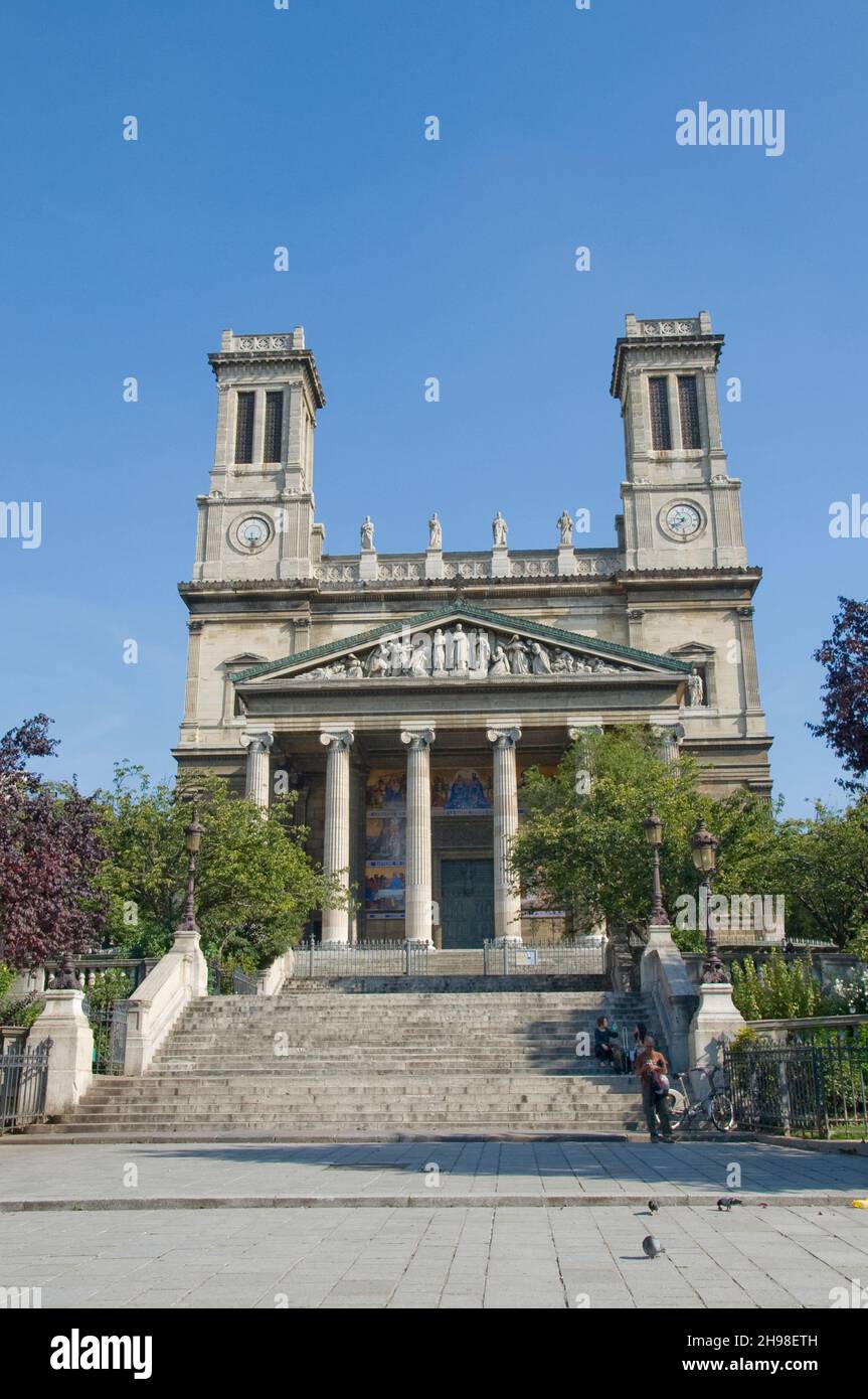 Chapelle Saint-Vincent-de-Paul in Paris France Stock Photo - Alamy