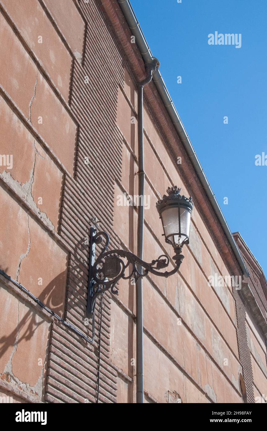 Street light in Madrid Spain Stock Photo - Alamy