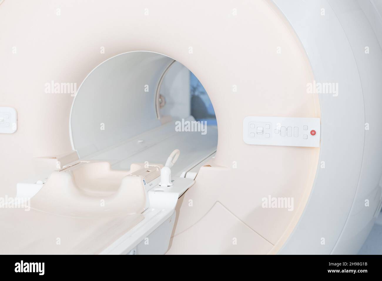 Medical CT or MRI Scan in the modern hospital laboratory. Interior of ...