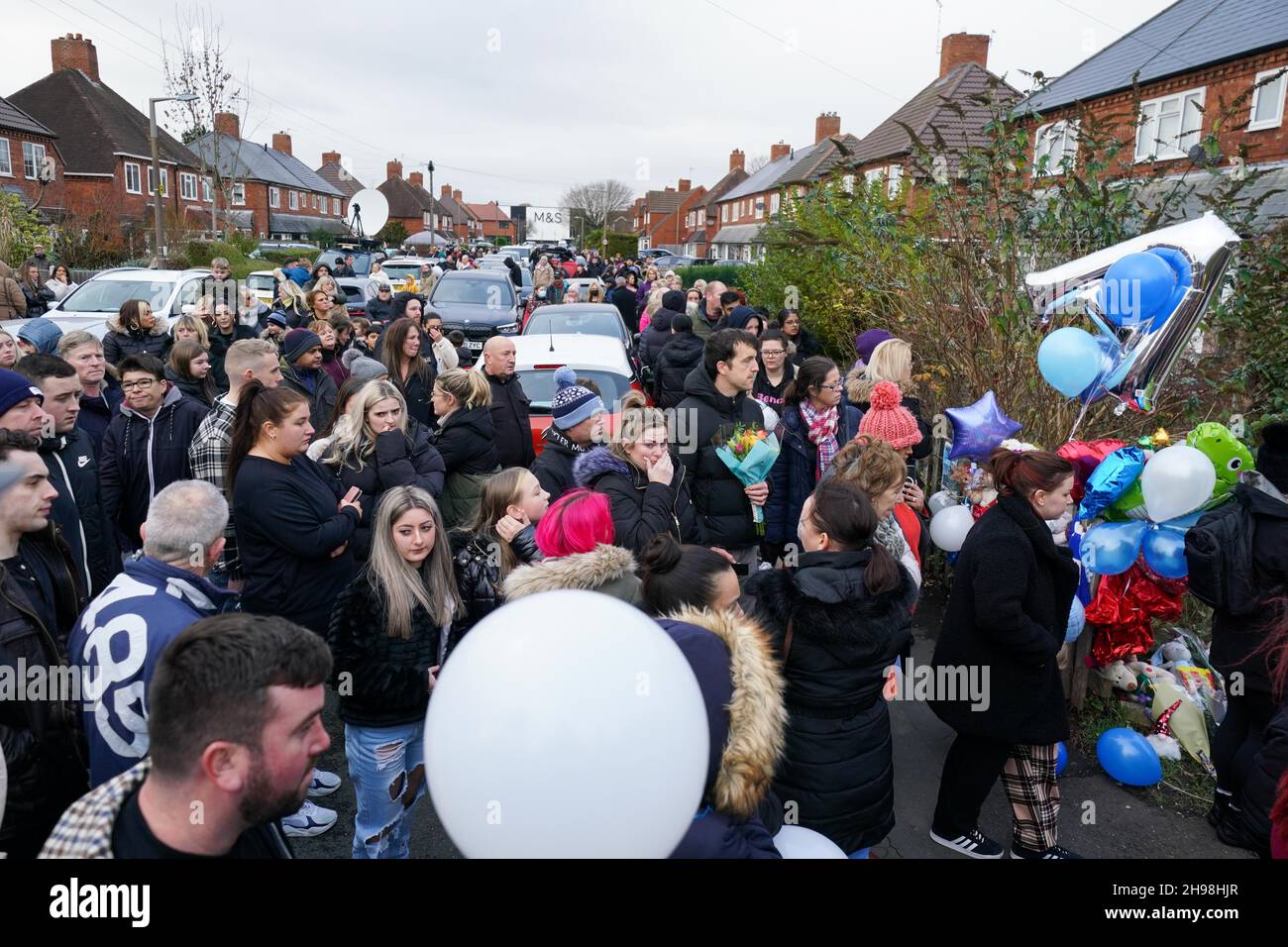 People gather to pay tribute to six-year-old Arthur Labinjo-Hughes ...