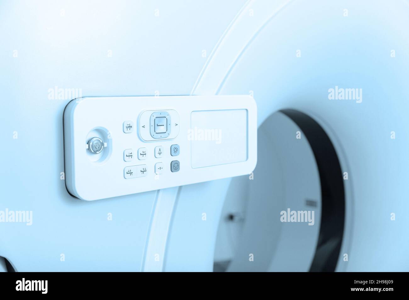 Medical CT or MRI Scan in the modern hospital laboratory. Interior of ...