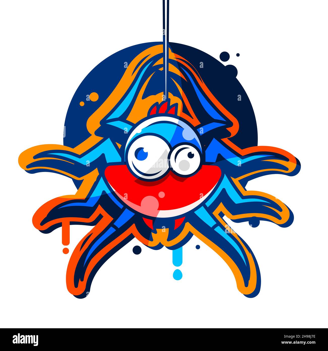 Spider icon illustration isolated vector sign symbol Stock Vector Image ...