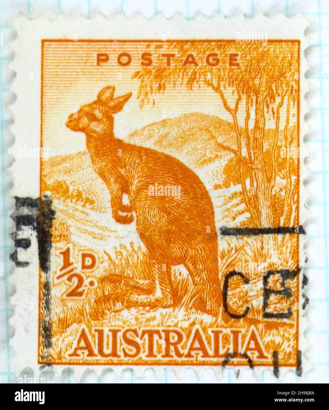 Australia postage stamp hi-res stock photography and images - Alamy