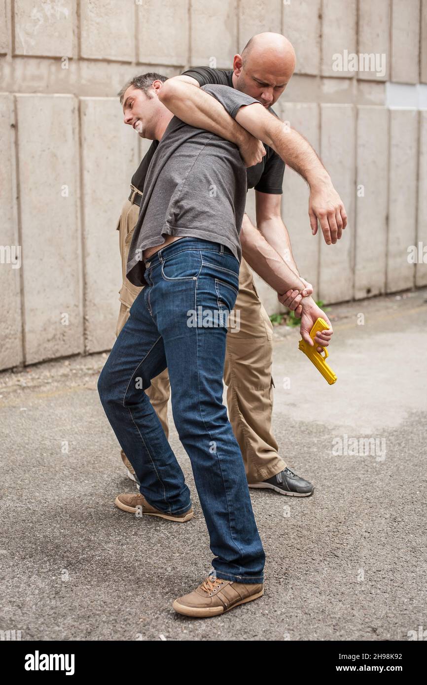 Disarm a shooter training hi-res stock photography and images - Alamy