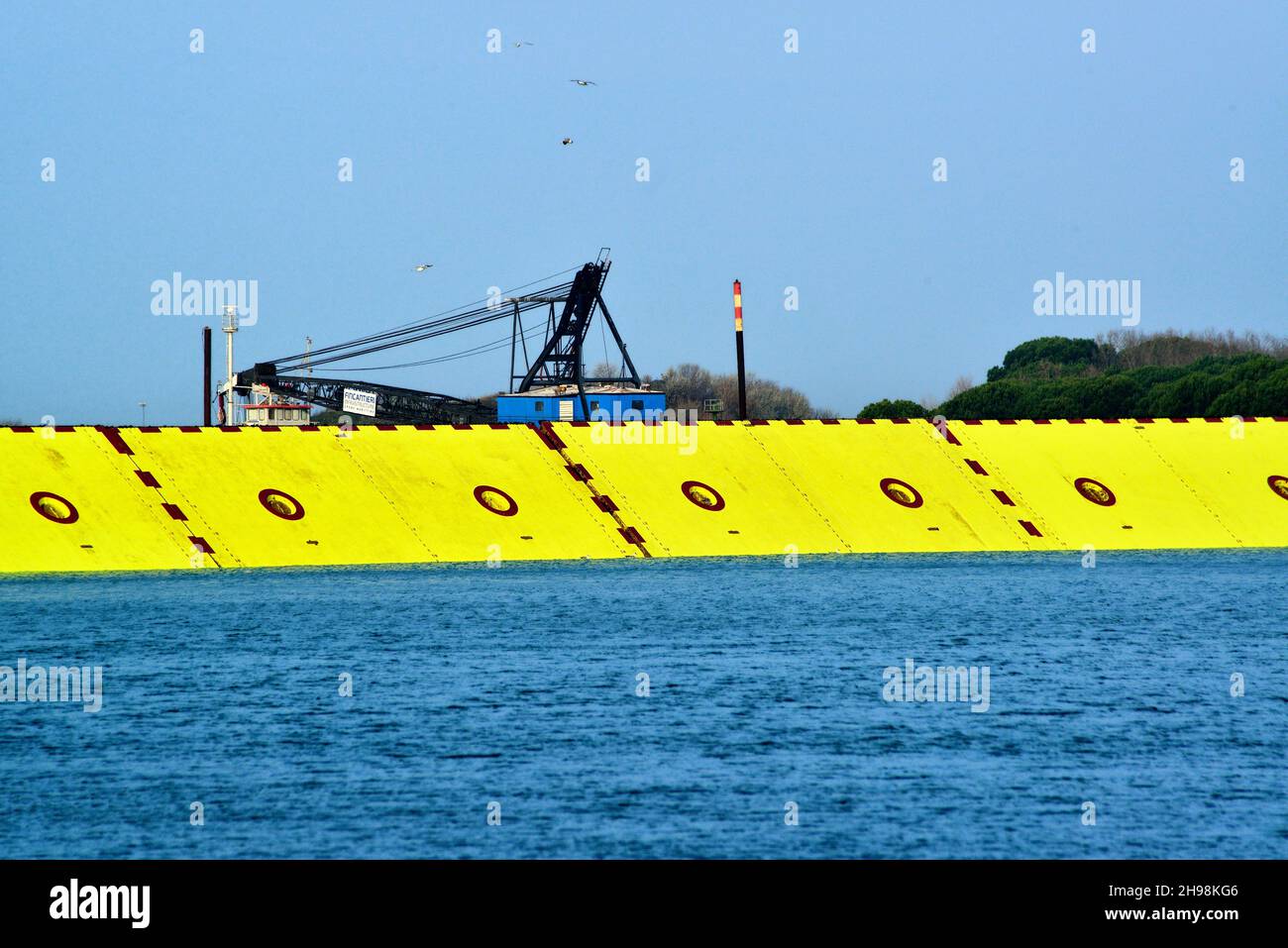Venice, The MOSE, the barrier against the high tide Stock Photo - Alamy