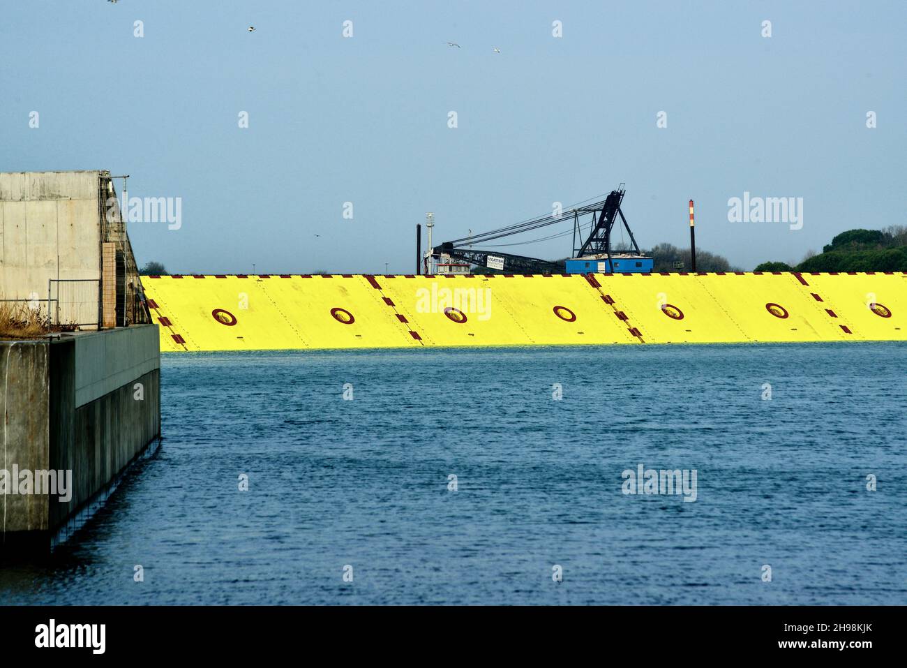 Venice, The MOSE, the barrier against the high tide Stock Photo - Alamy